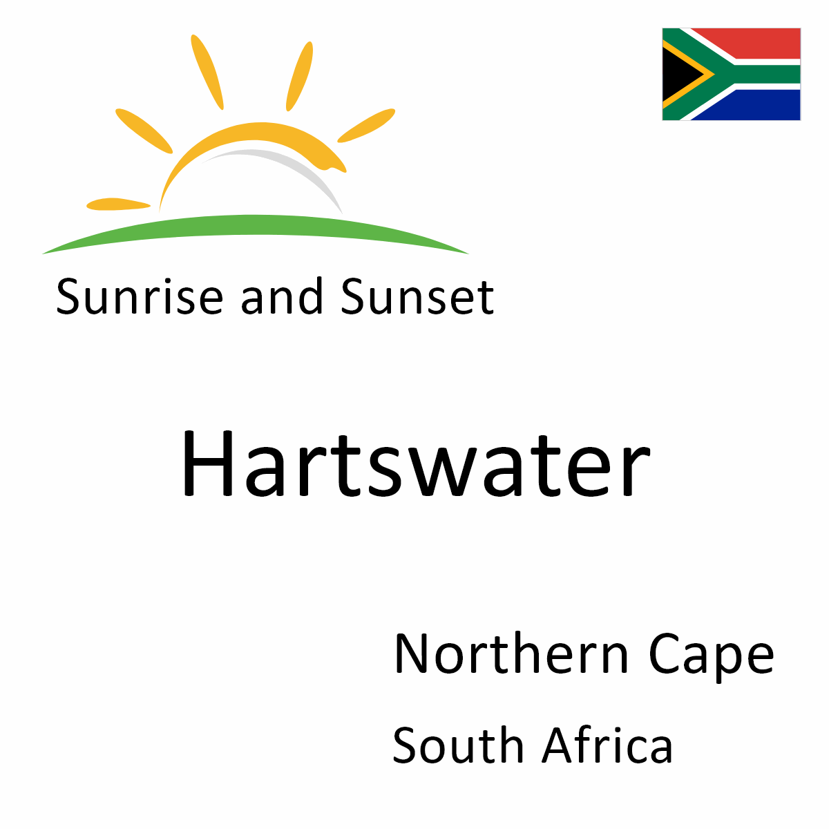 Sunrise and Sunset Times in Hartswater, Northern Cape, South Africa