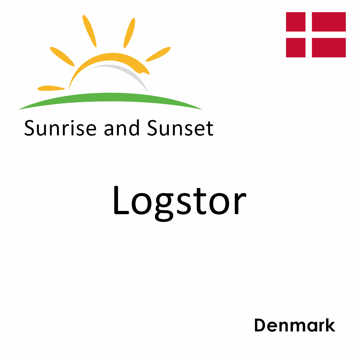 Sunrise and Sunset Times in Logstor, Denmark