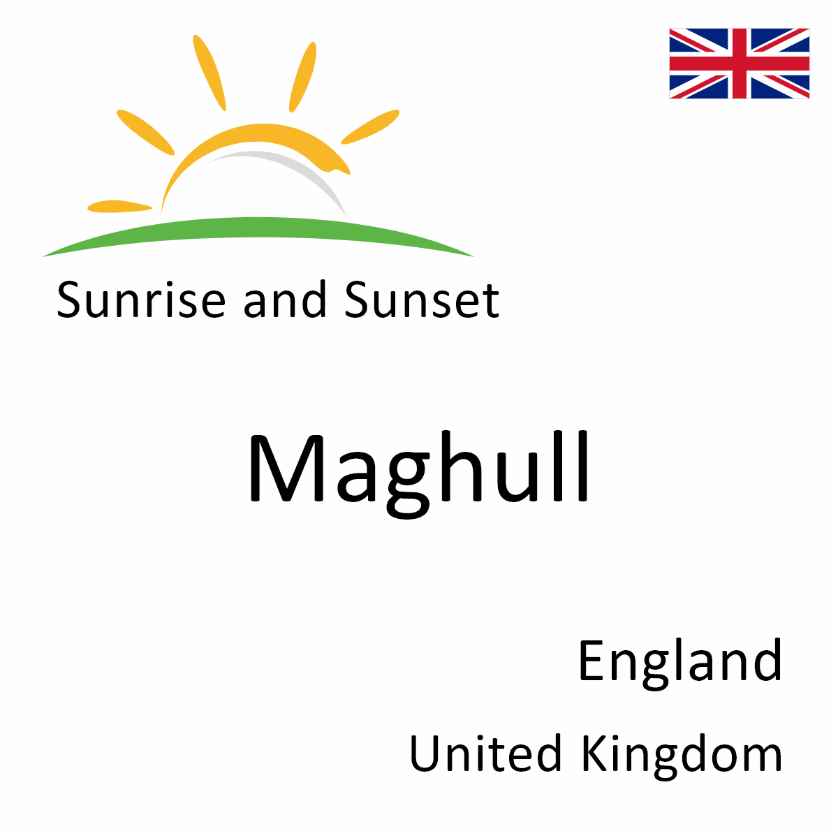 Sunrise and Sunset Times in Maghull, England, United Kingdom