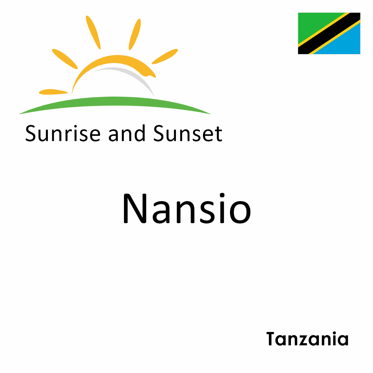Sunrise and Sunset Times in Nansio, Tanzania