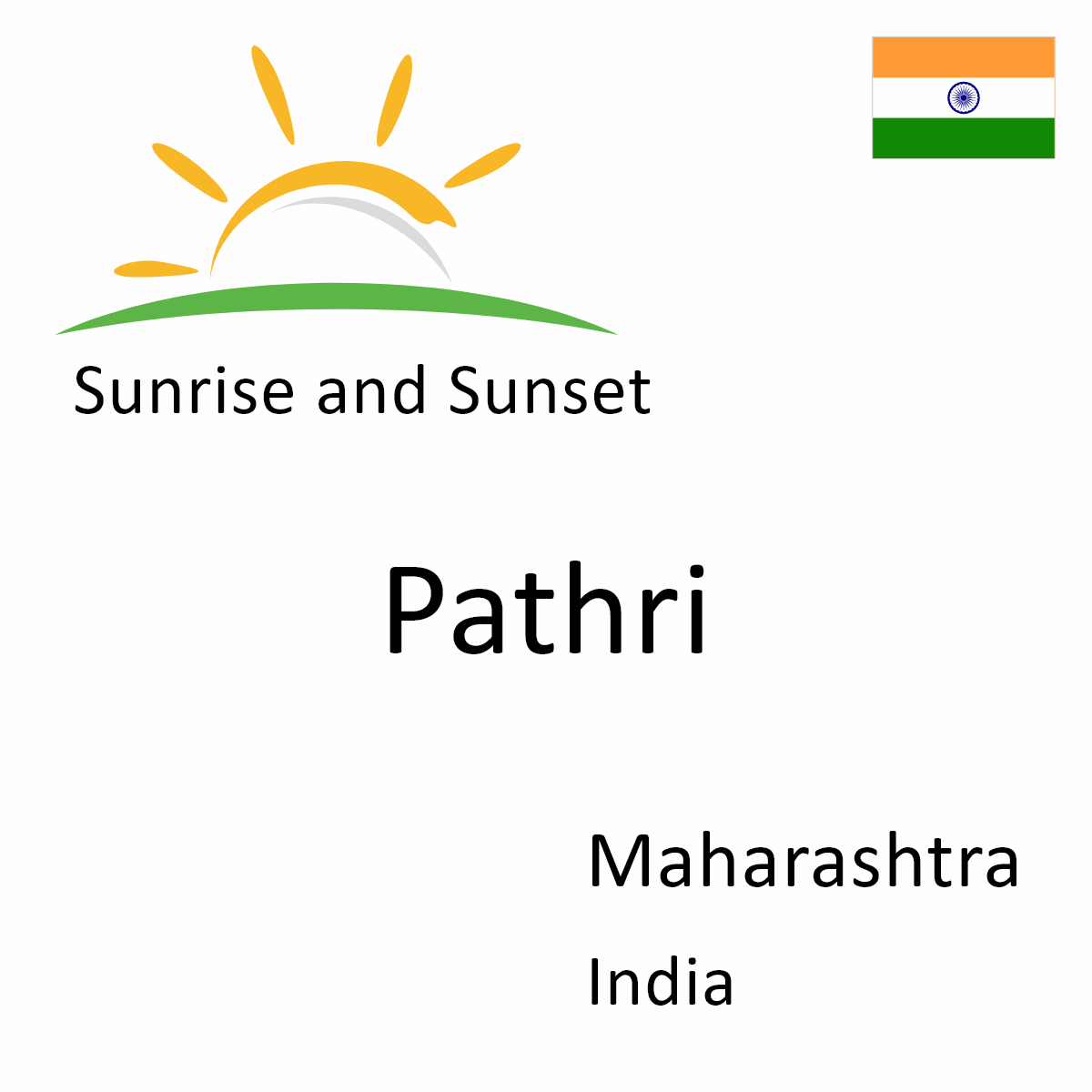 Sunrise and Sunset Times in Pathri, Maharashtra, India