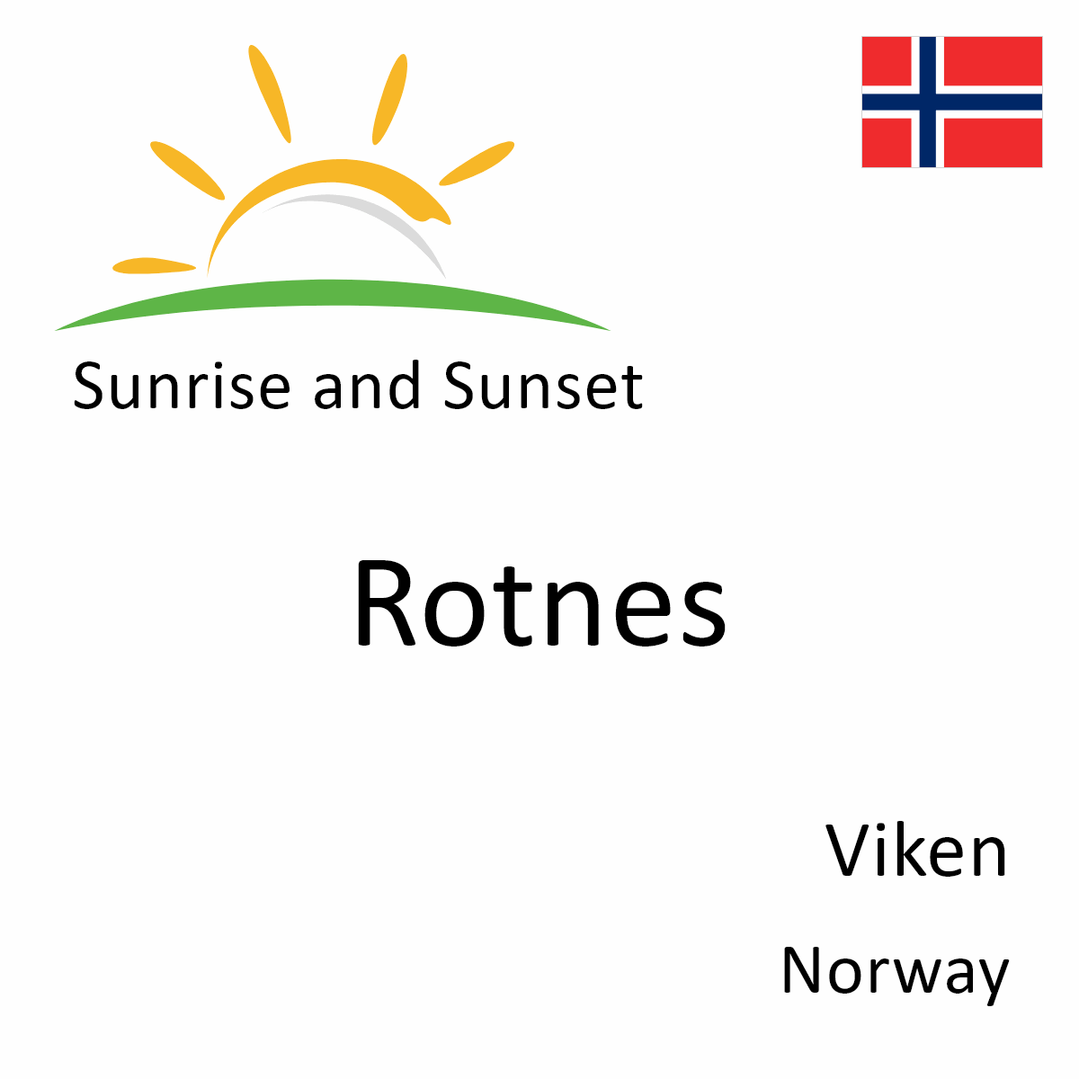 Sunrise and Sunset Times in Rotnes, Viken, Norway