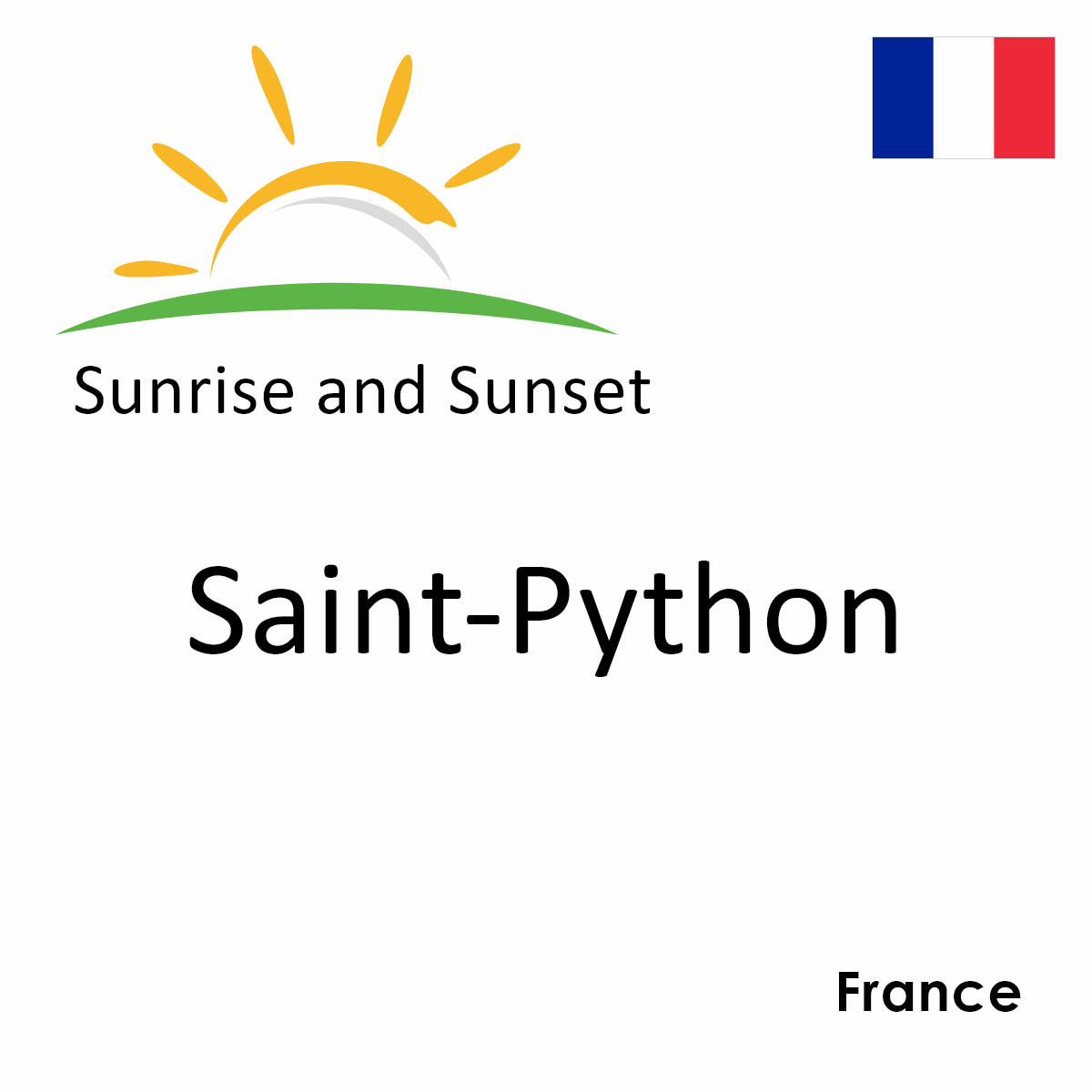 Sunrise and Sunset Times in Saint-Python, France