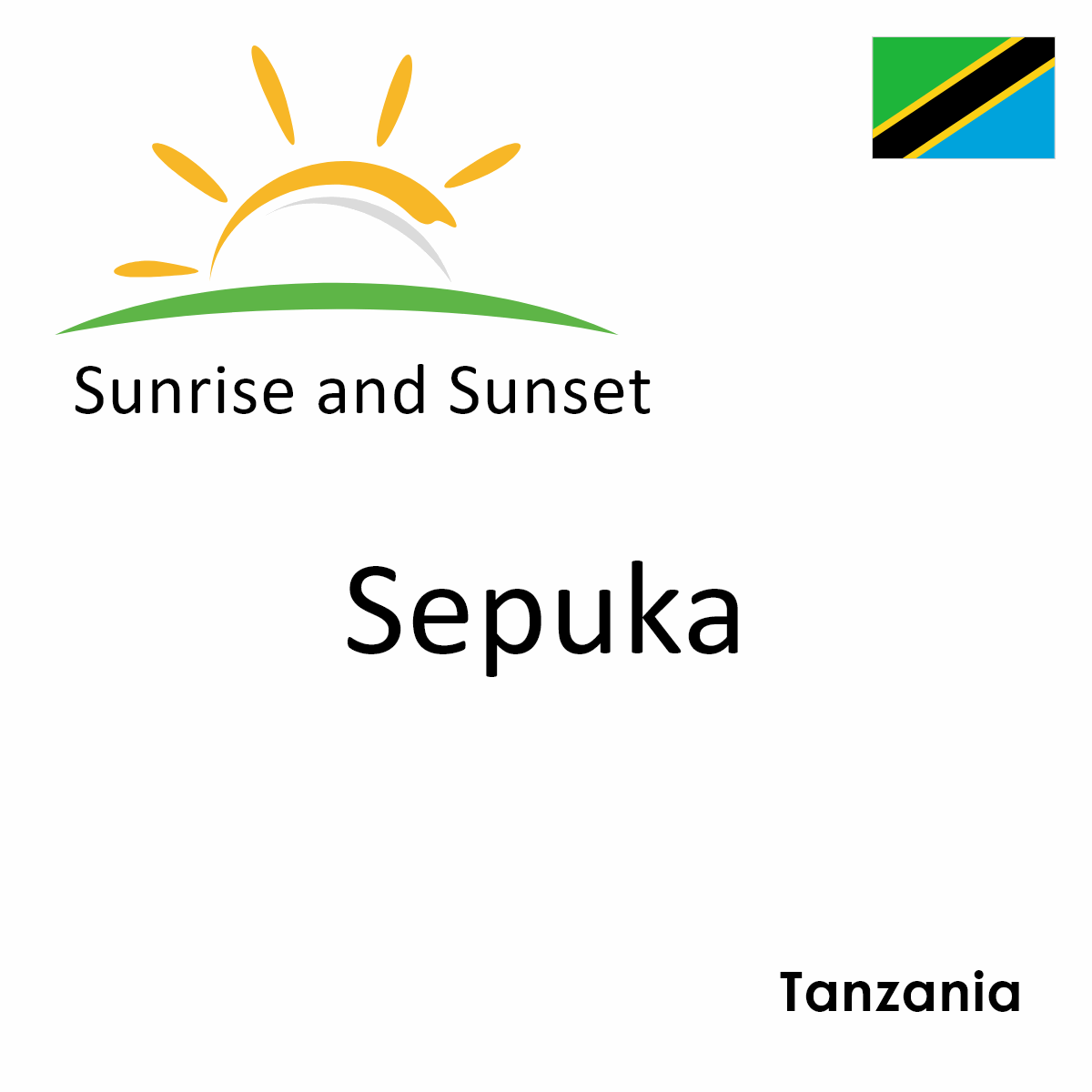 Sunrise and Sunset Times in Sepuka, Tanzania