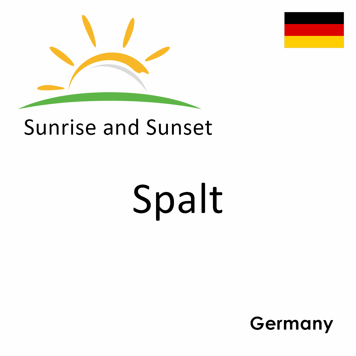 Sunrise and Sunset Times in Spalt, Germany