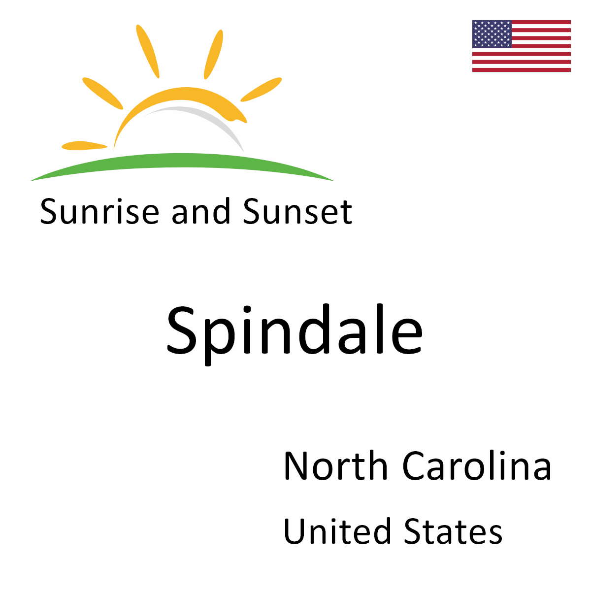 Sunrise and Sunset Times in Spindale, North Carolina, United States
