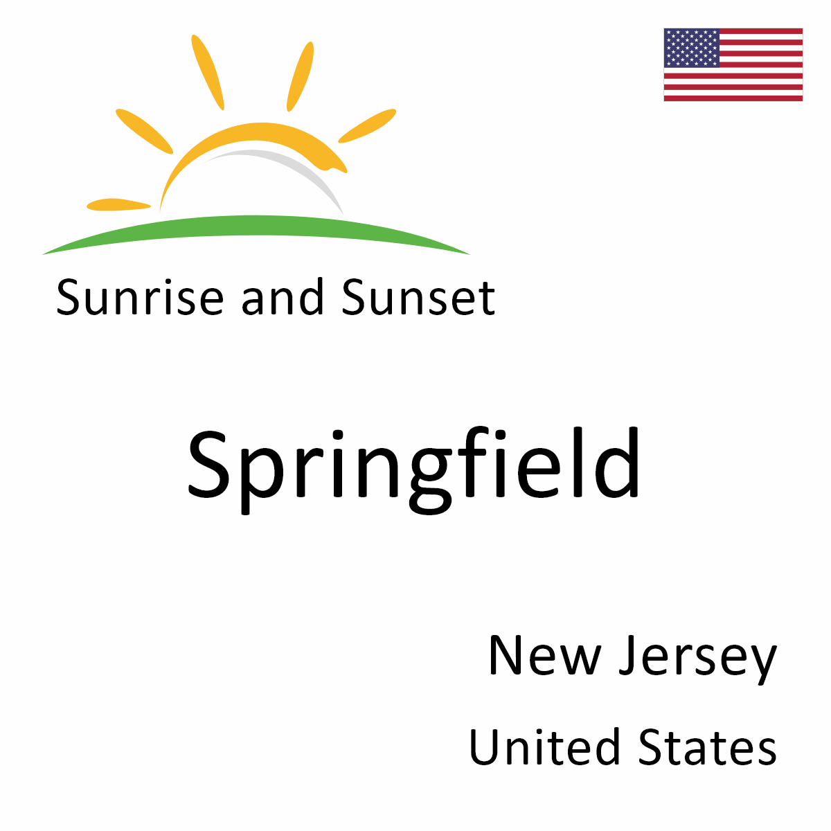 Sunrise and Sunset Times in Springfield, New Jersey, United States